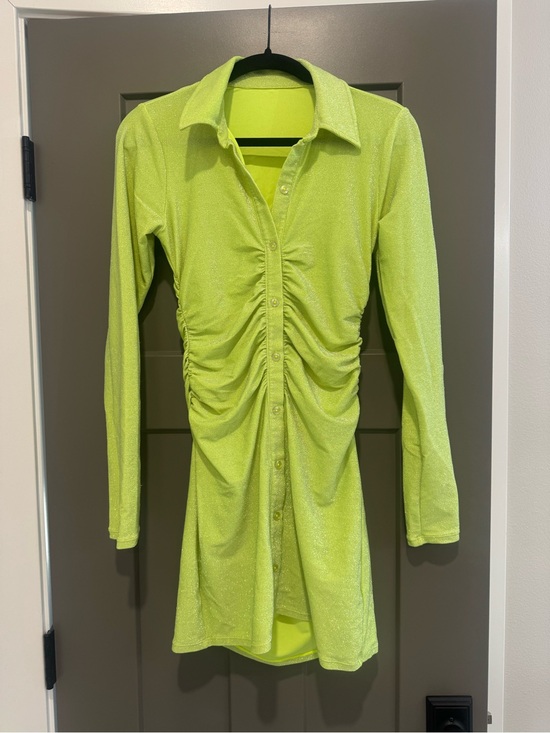 Good American | Dresses | Good American Neon Lime Stretch Top | Poshmark